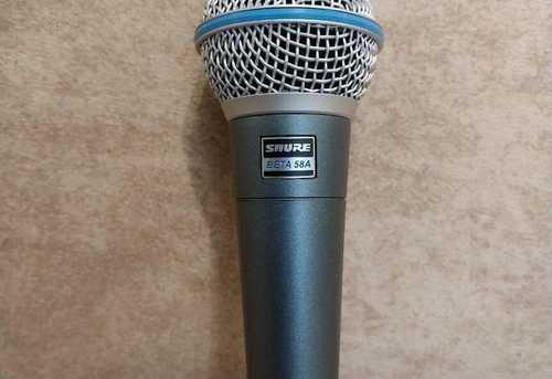 Shure beta 58a динамический микрофон