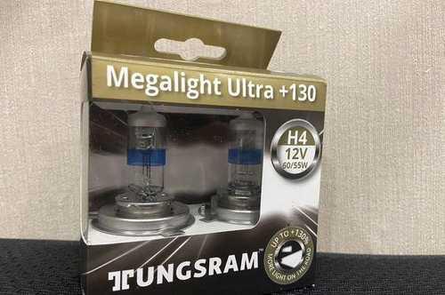 Tungsram h4 12v 60/55 wMegalight Ultra +150