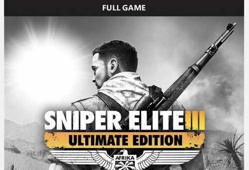 Sniper Elite 3 ultimate edition xbox ONE/X/S
