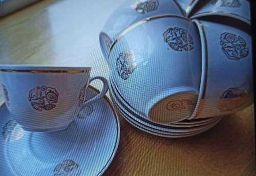 Чайные чашки с блюдцами СССР