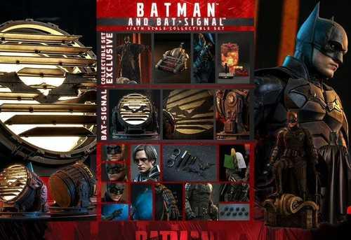 HOT toys MMS 640 & 641 THE batman AND BAT-signal