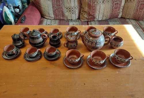 Сервиз чайный кофейный керамика 2 шт