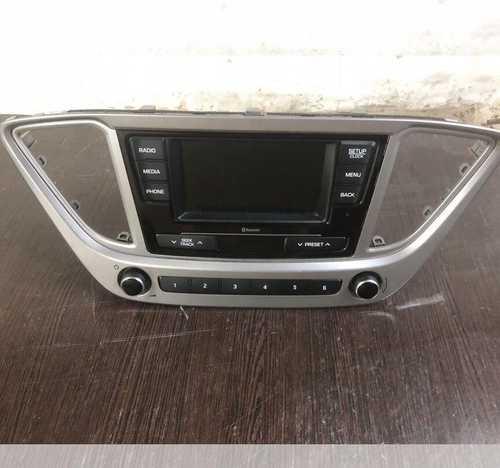 Магнитола hyundai solaris 2