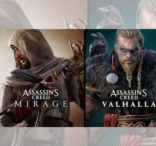 Assassin’s Creed Mirage & AC Valhalla на PS4 и PS5