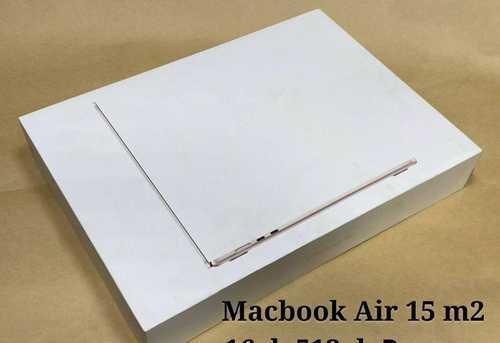 Macbook Air 15 m2 16gb 512gb RUS
