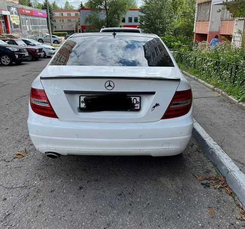 Бампер задний w204 рестайлинг