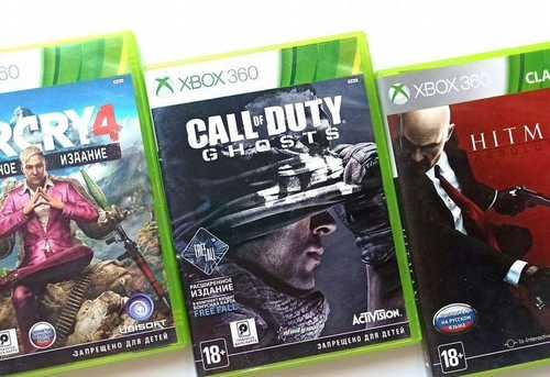 Farcry 4/ Call of Duty/ Hitman Absolution X360