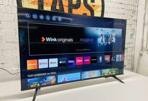 Огромный Smart TV LED телевизор Hisense 127см