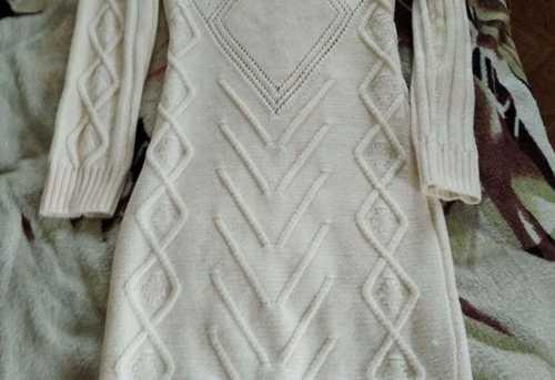 Платье вязаное тёплое 40-42