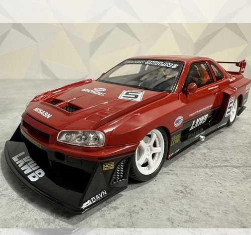 Модель авто Nissan Skyline GT-R R34 Ibwk 1:24 А