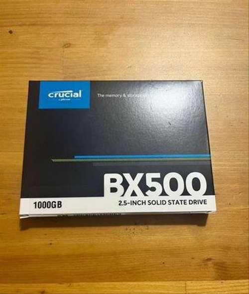 Новый SSD 1000Gb Crucial BX500