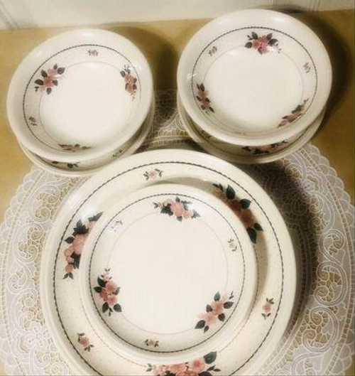 Английские керамические тарелки Staffordshire