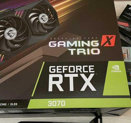 Видеокарта rtx 3070 msi gaming x trio