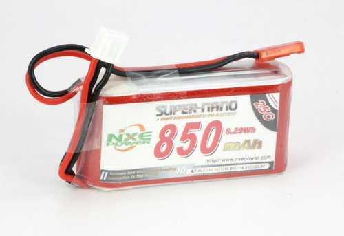 Аккумулятор LiPo 2S 850mAh 25C (NXE) 7.4В