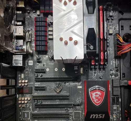 Материнская плата MSI h97 с процессором i7 4790k