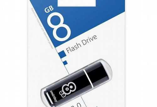 Флешка USB 8GB 2.0 SmartBuy Glossy Black