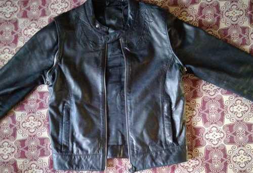 Куртка кожаная Frankie Morello, оригинал 46 размер