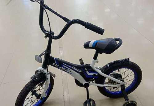 Детский велосипед sharp black aqua