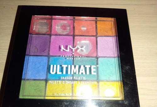 Палетка теней nyx ultimate 04 brights