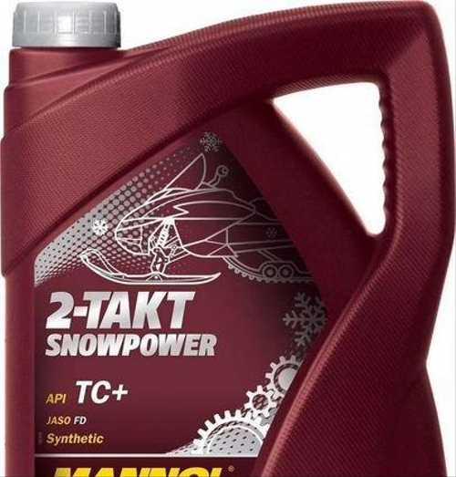 Масло для снегохода 2T Snowpower Mannol 4л синт