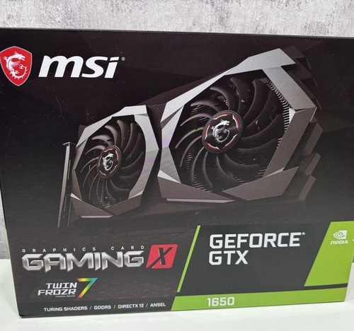 Видеокарта msi geforce gtx 1650 d6 gaming x 4 gb