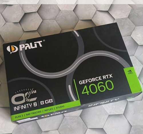 Новая Palit RTX 4060 Infiniti 2 8 gb