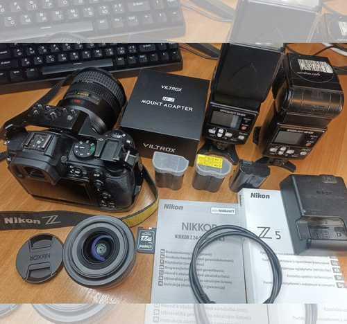 Nikon Z5 Full Frame. Полный Kit   24-120mm