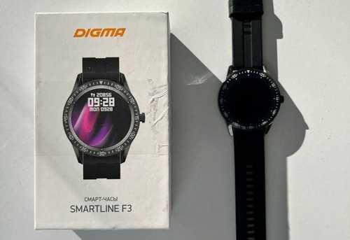 Смарт часы Digma Smartline F3 1.28'' TFT Black