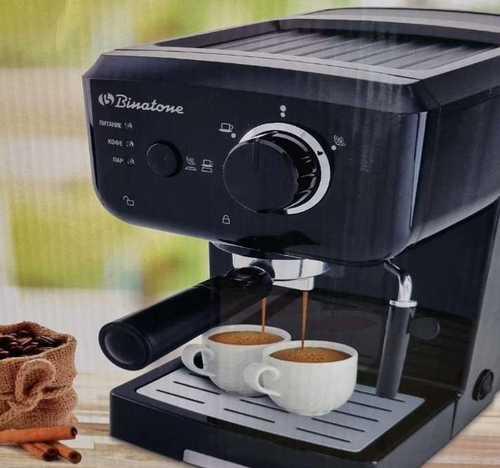 Кофеварка рожковая binatone в упаковке