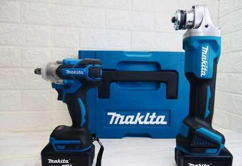 Makita 2в1 гайковерт и болгарка ушм