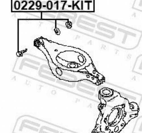 Febest 0229-017-KIT Болт регулировки развала колёс