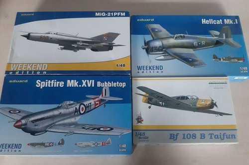 Сборные модели 1/48 Eduard, KP-Models, AirFix