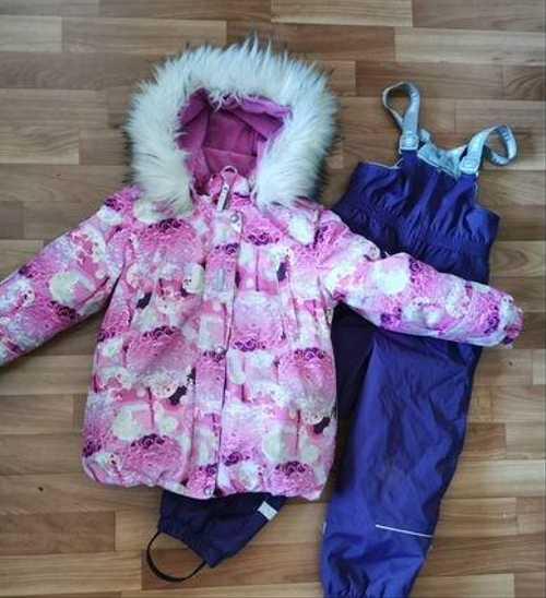 Зимний костюм Ленне на девочку 116 размер бу
