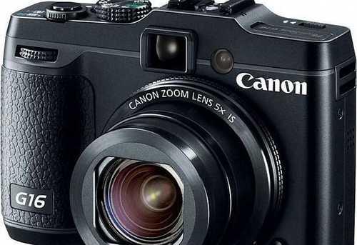 Фотоаппарат canon powershot G16