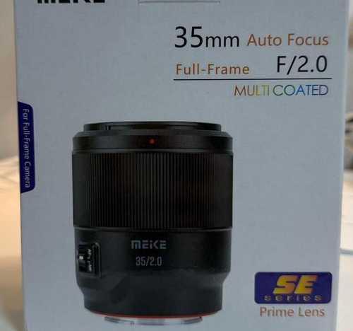 Объектив Meike 35mm F2.0 FF STM E-mount MK-3520ffs