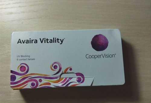 Линзы контактные Avaira Vitality, -2.50