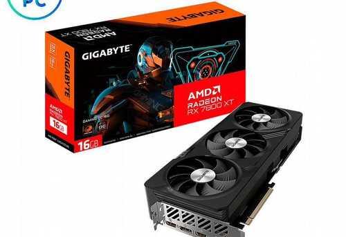 Видеокарта RX7800XT 16GB gigabyte gaming OC GV-R78