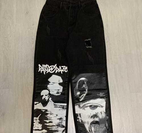 Джинсы y2k drain