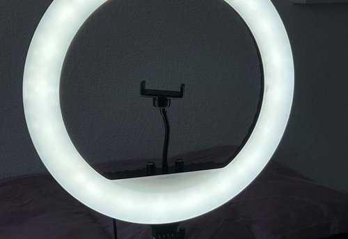 Кольцевая лампа со штативом 45 см диаметр 55 w
