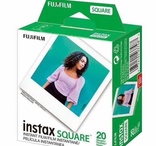 Картридж Fujifilm Instax square, 20 снимков