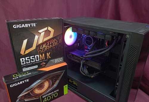 Игровой пк на RTX 4070 с Ryzen 7 5700x+16