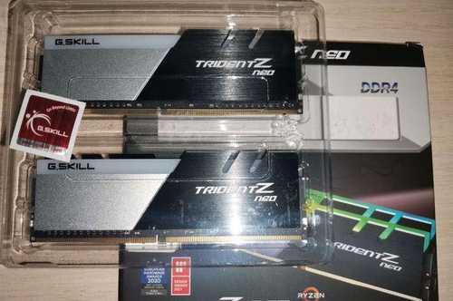 G.Skill Trident Z Neo RGB 3200Mhz 14-14-14-34 32гб