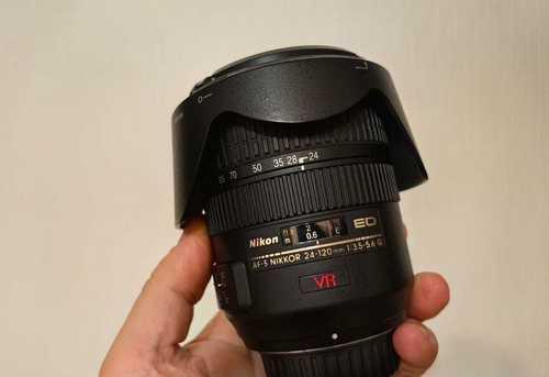 Nikon 24-120mm f/3.5-5.6G ED-IF AF-S VR Новый
