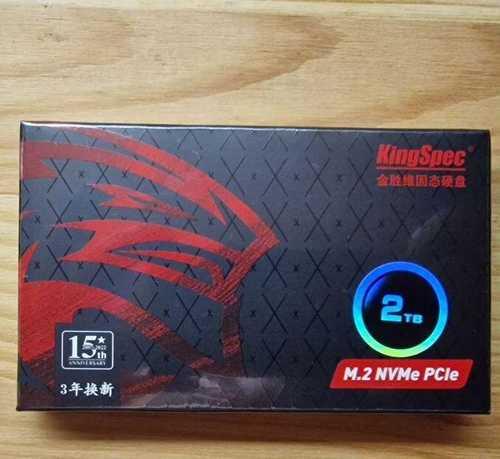 SSD 2TB KingSpec M.2 NVMe PCIe