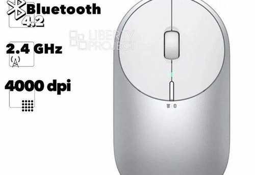 Мышь беспроводная Xiaomi MI Portable Mouse 2 серая