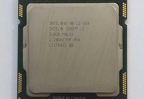 Процессор intel core i3 550