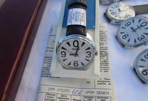 Полный комплект:часы Ракета-Big Zero Зеро СССР NOS