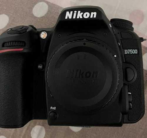 Фотоаппарат Nikon D7500 body black