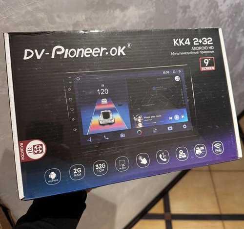 Автомагнитола Android DV-Pioneer.ok KK4 2/32 GB