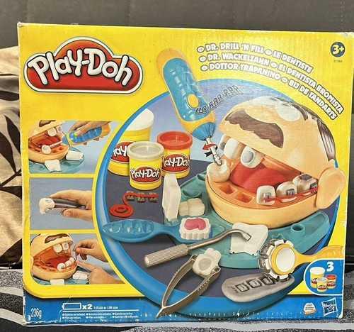 Play doh наборы зубастик